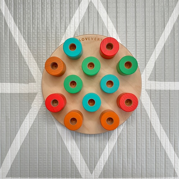 LOVEVERY | Toys | Lovevery Wooden Stacking Pegboard | Poshmark